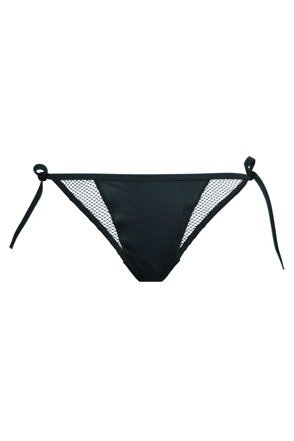 Glamazon Tie Side Brief in Black | Pour Moi Clothing