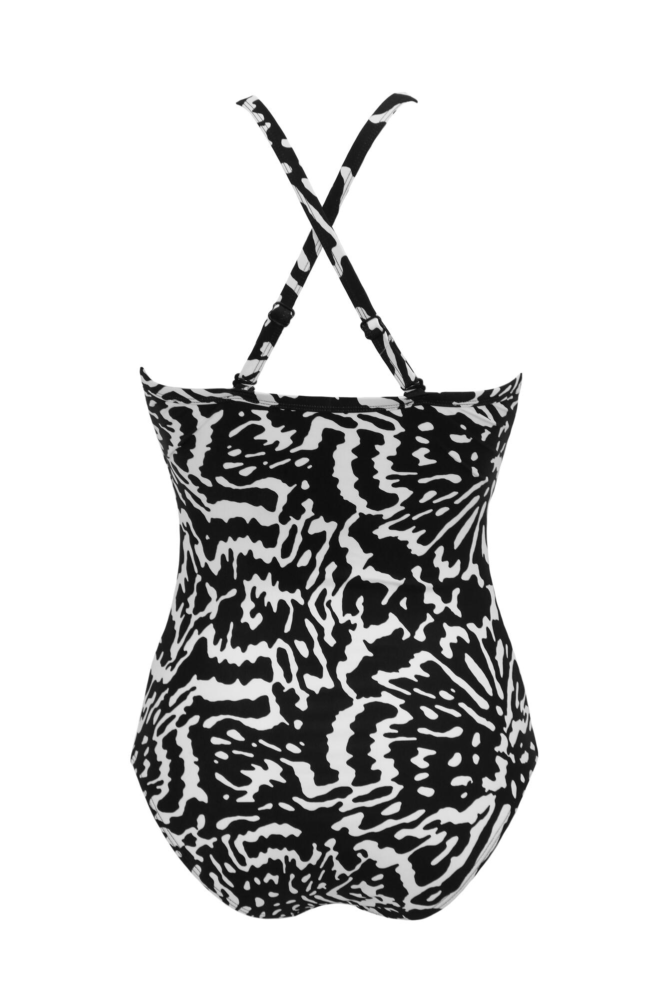Beach Bound High Neck Swimsuit In Mono Pour Moi Clothing