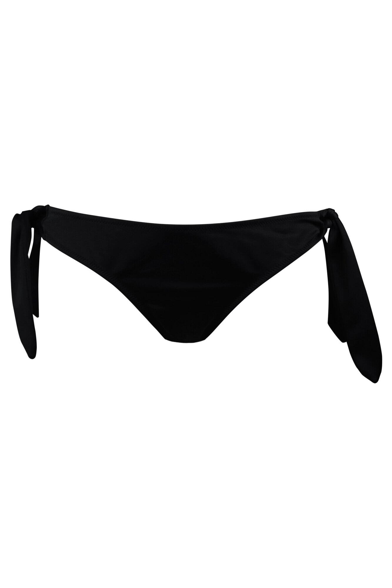 Azure Tie Side Brief. in Black | Pour Moi Clothing