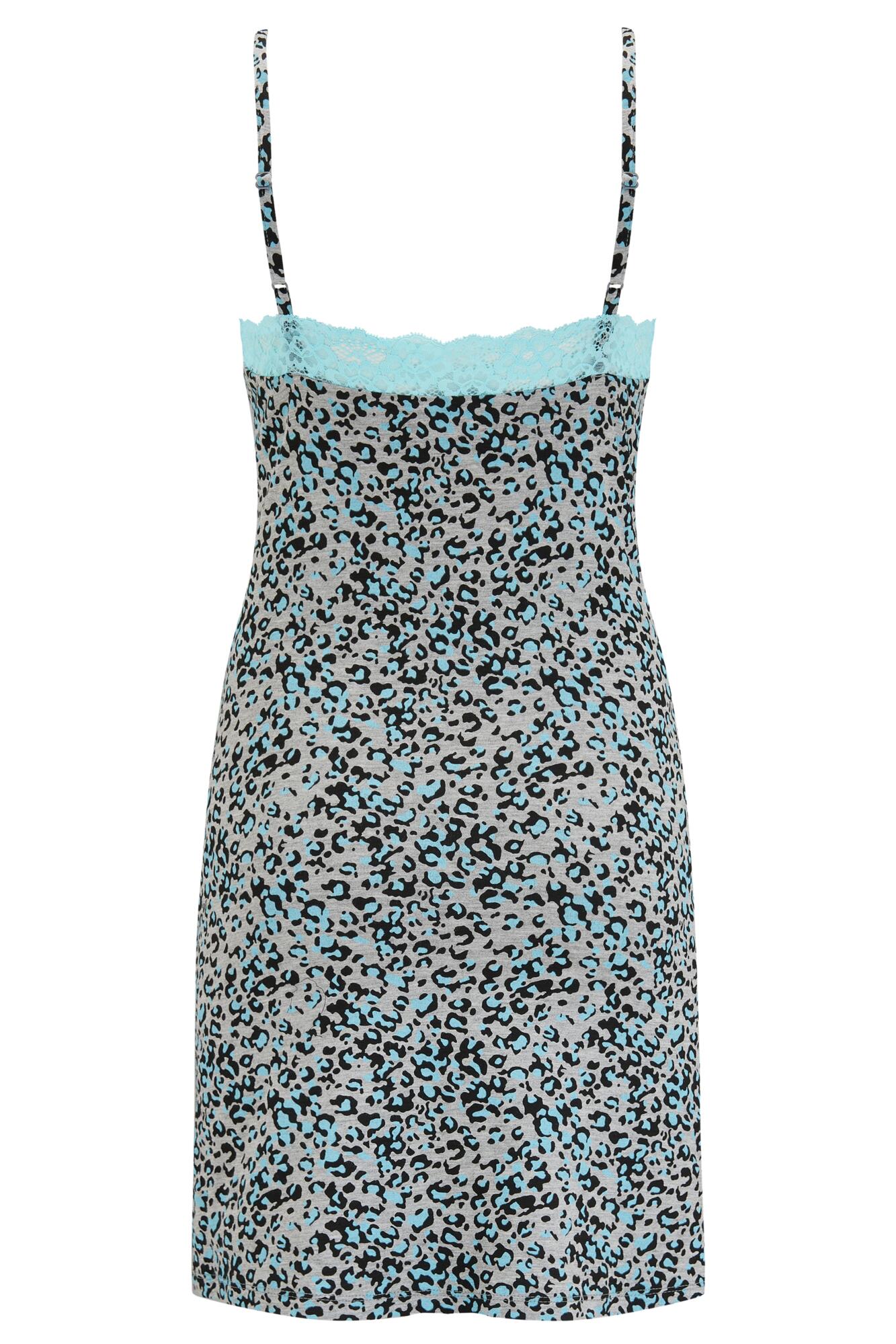 Sofa Loves Lace Hidden Support Soft Jersey Split C in Grey/Blue | Pour ...