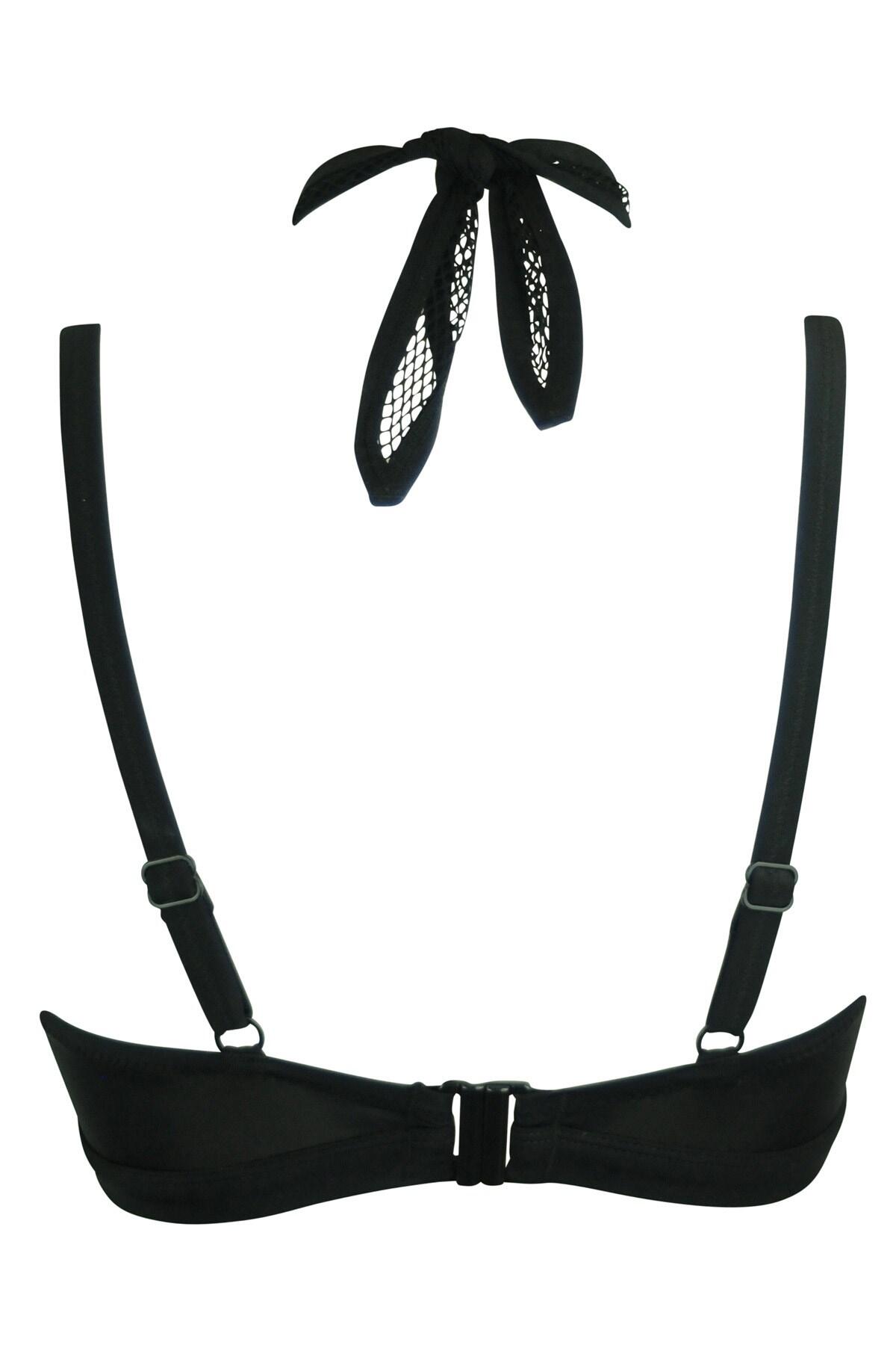 Glamazon Underwired Double Strap Top in Black | Pour Moi Clothing