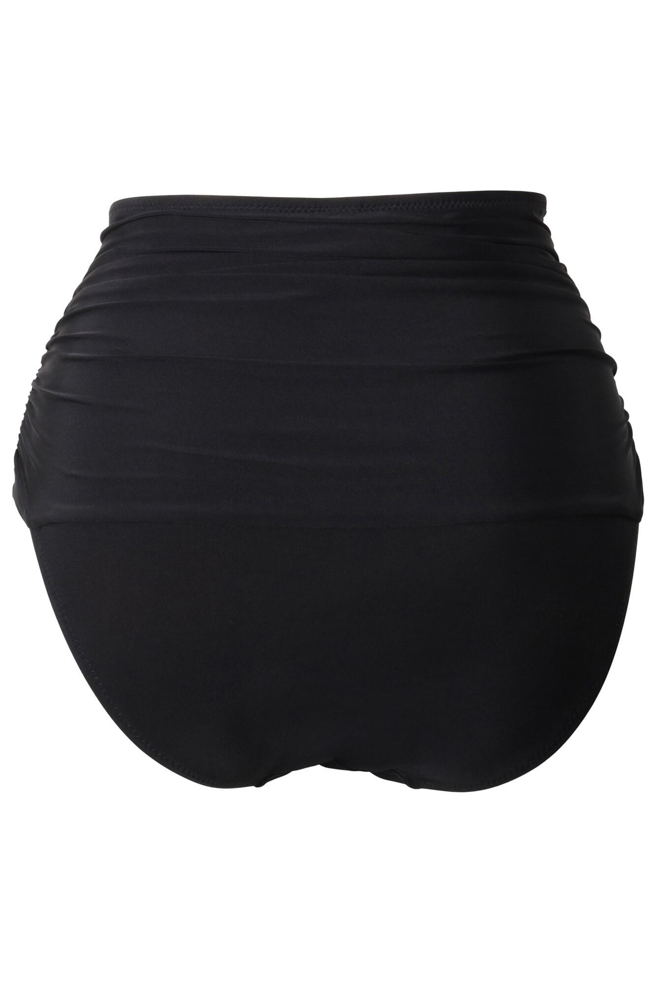 Samoa High-Waist Tummy Control Brief in Black | Pour Moi Clothing
