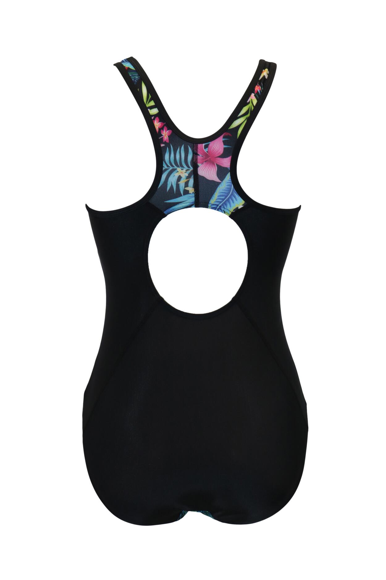 Energy Chlorine Resistant Recycled Swimsuit in Tropical | Pour Moi Clothing