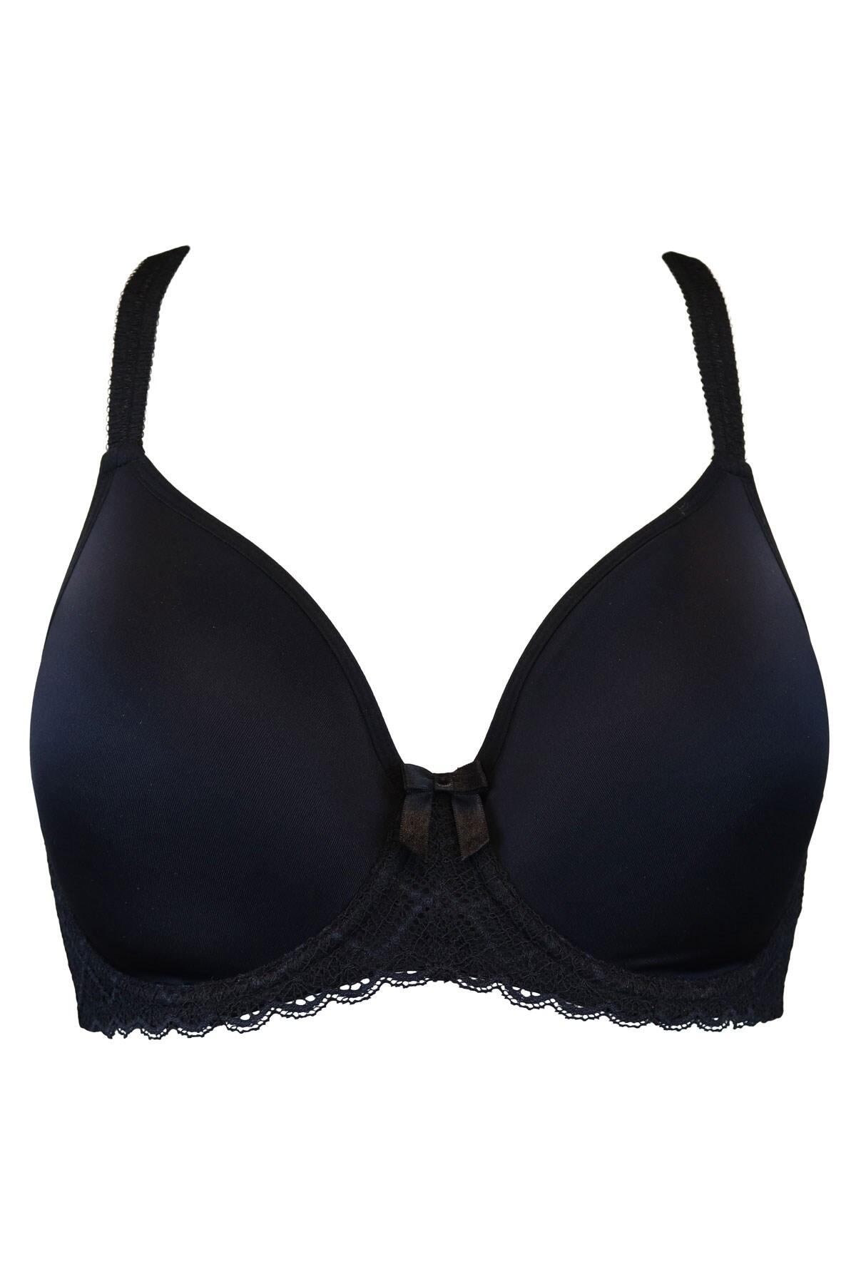 Electra Full Coverage Contour Underwired T-shirt Bra in Black | Pour ...