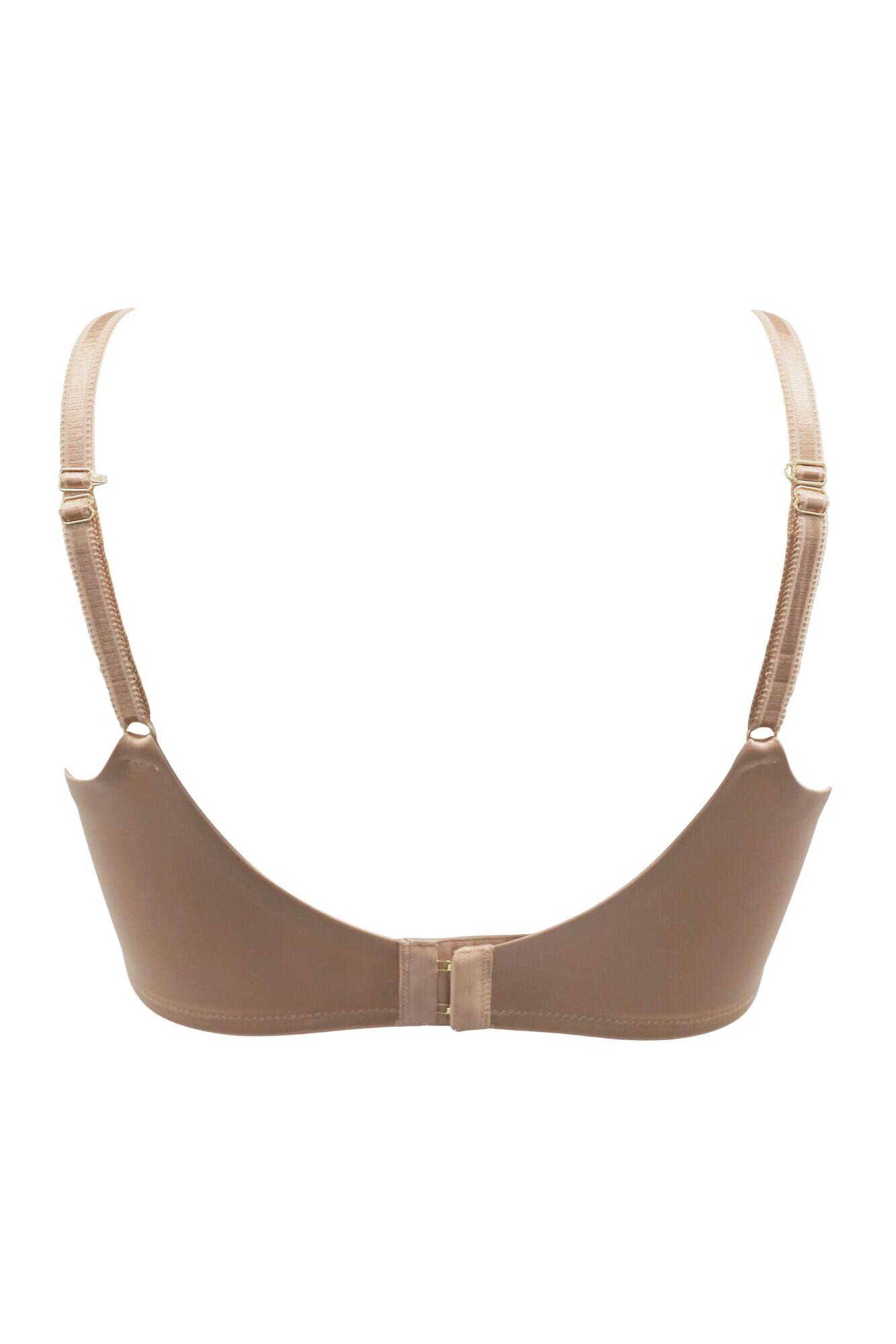 Effortless Non-Padded Full Cup Side Support Bra in Toffee | Pour Moi ...