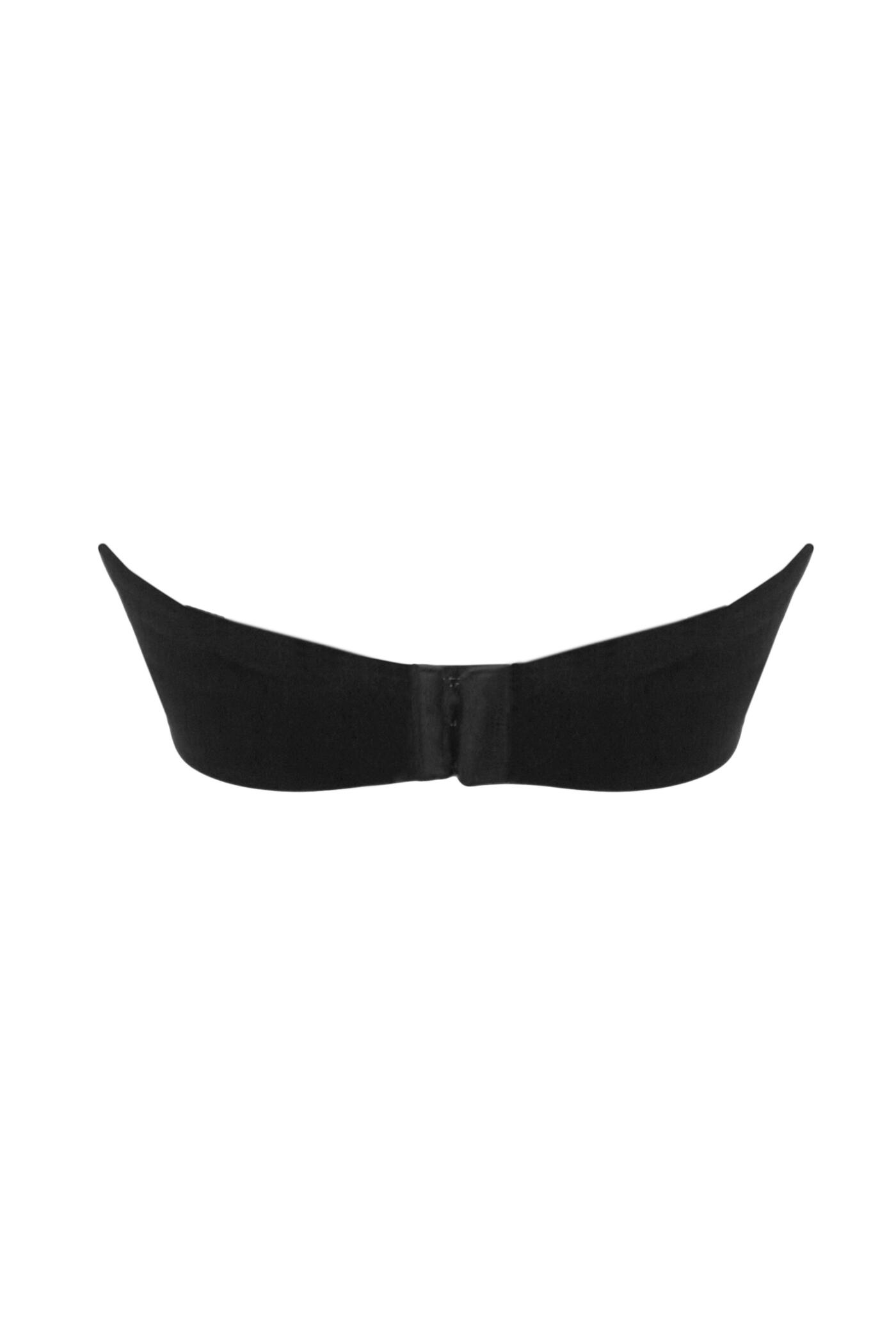 Definitions Low Back Multiway Bustier in Black | Pour Moi Clothing