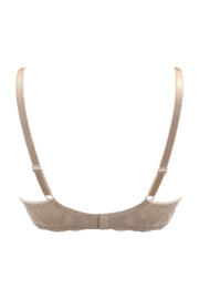 New Romance Padded Push-Up Plunge Bra in Almond | Pour Moi Clothing